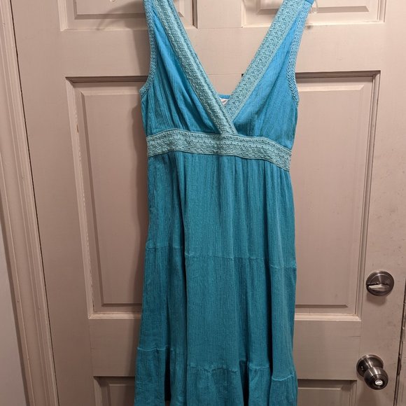 Paradise | Dresses | Sundress Turquoise Size Medium | Poshmark